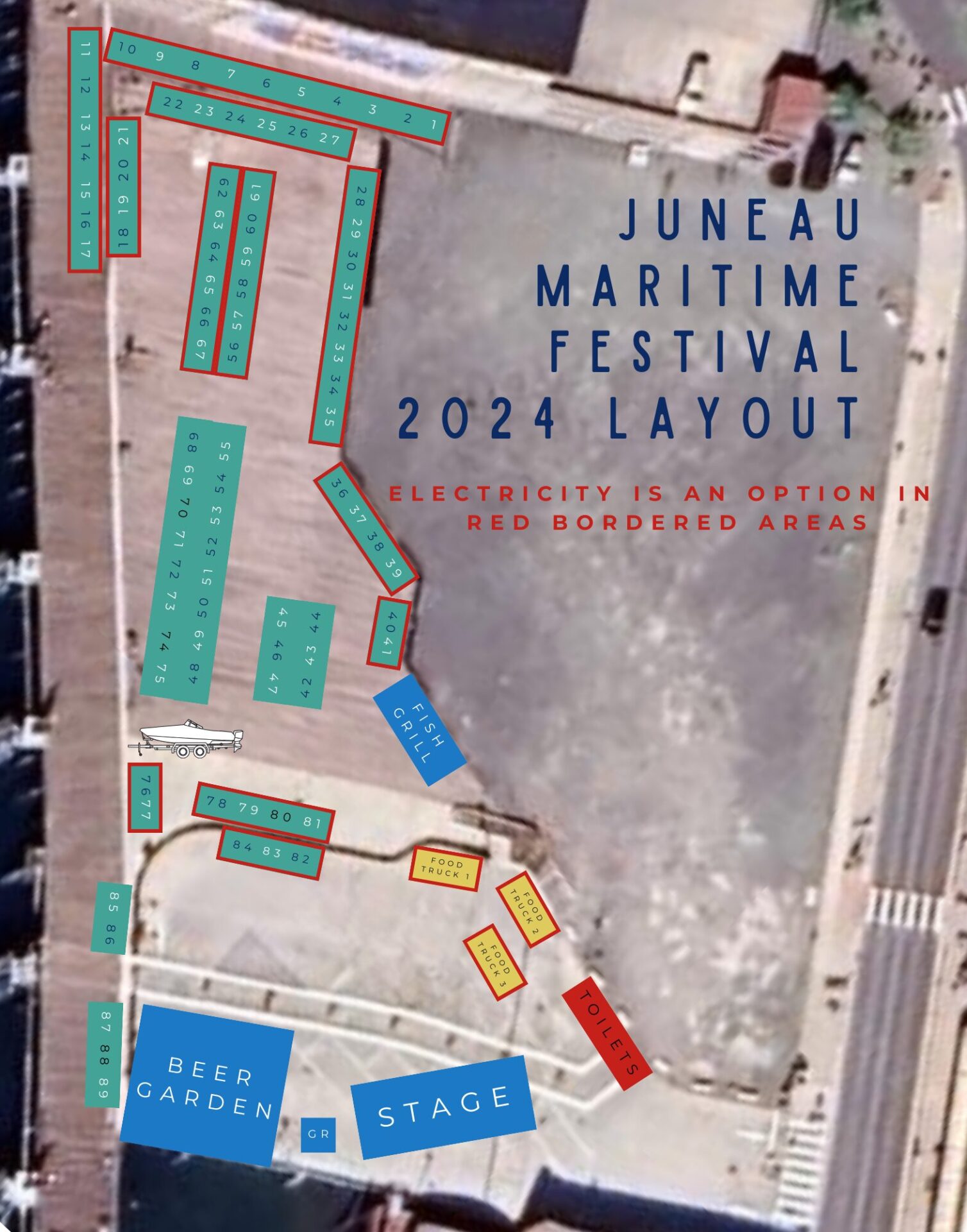 Layout and Parking | Juneau Maritime Festival